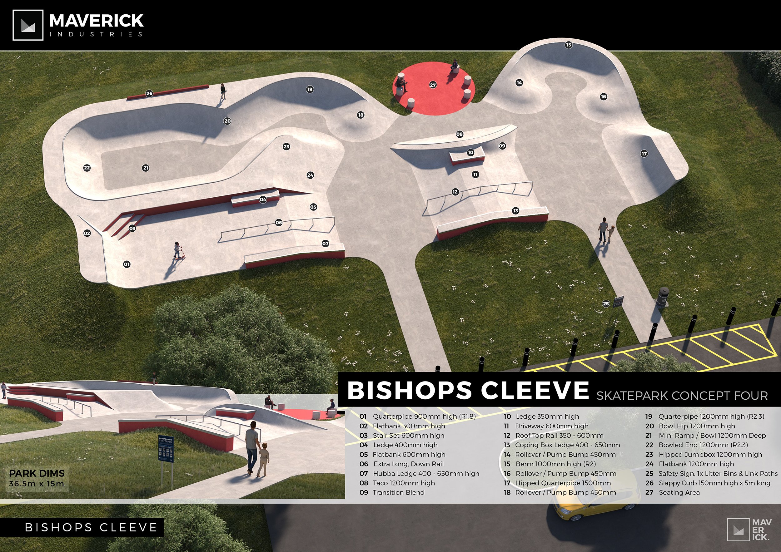 Bishops Cleeve Skatepark and Pumptrack | Cheltenham Rocks