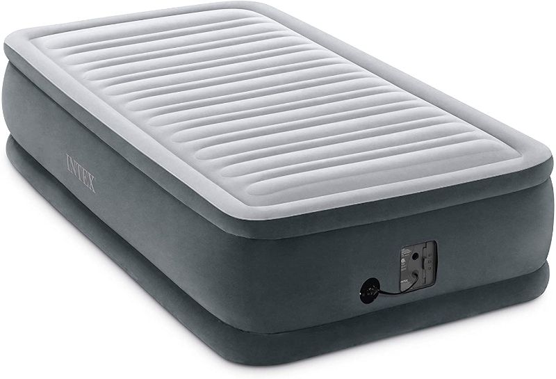 Intex Comfort Dura-Beam Airbed Internal Electric Pump Bed Height ...