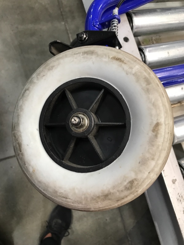 DMI Folding Rollator Walker with Swiveling Front Wheels, 3 Wheel ...