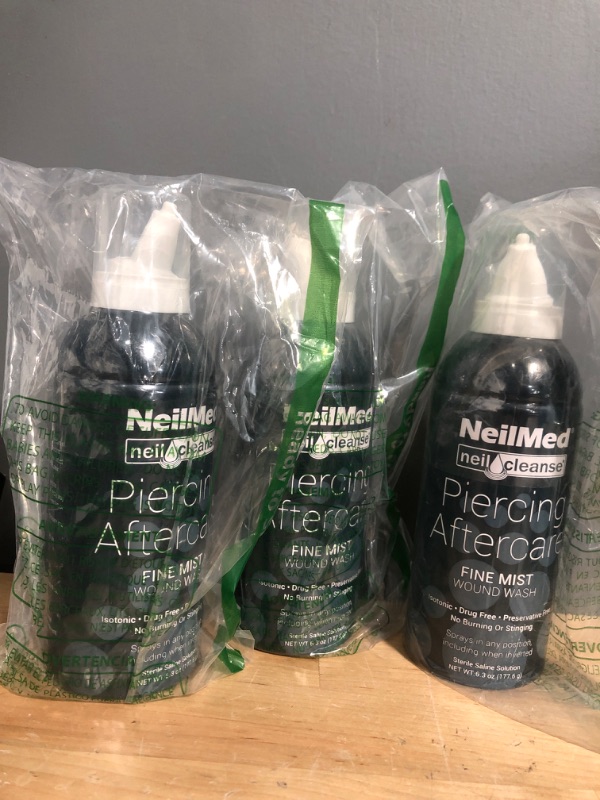EXP 12/28/2025//THREE PACK: NeilMed NeilCleanse Piercing Aftercare ...