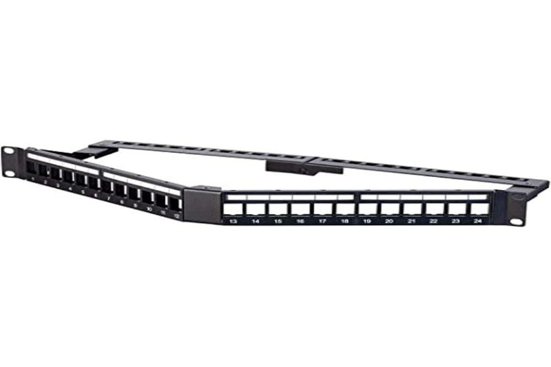 Monoprice Blank Keystone FTP Patch Panel 24 Port Blank Keystone Utp ...