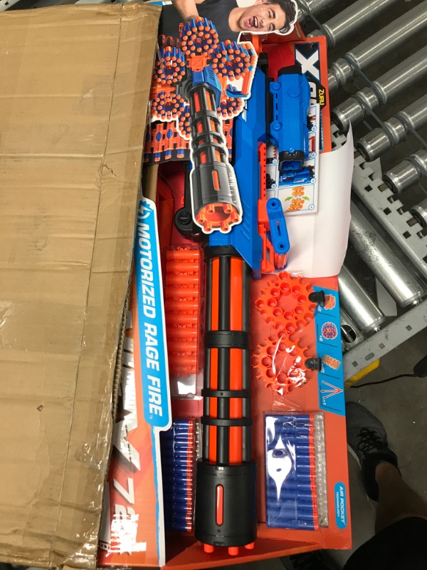 X-Shot Insanity Motorized Rage Fire by ZURU 72 Darts, Air Pocket ...