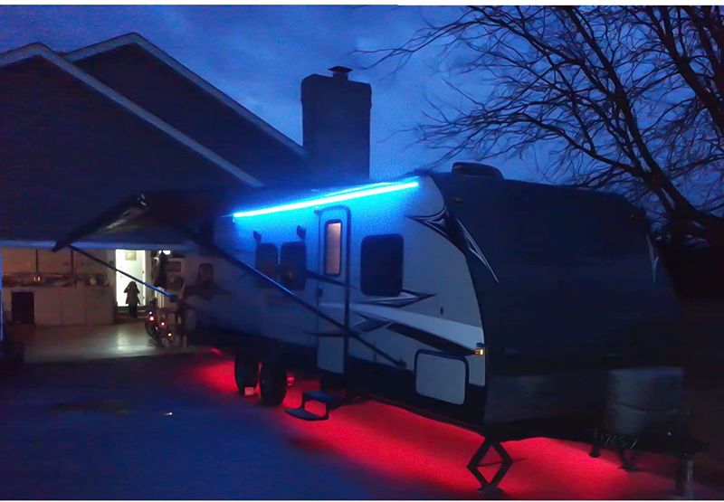 RV Camper Motorhome Travel Trailer 16.4' LED Awning Party Light,IP68 ... RV Camper Motorhome Travel Trailer 16.4' LED Awning Party Light,IP68 ...