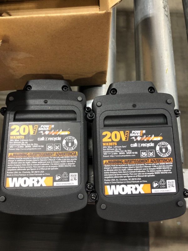 Worx Wg170 Gt Revolution 20v 12 Inch Grass Trimmeredgermini Mower Batteries And Charger
