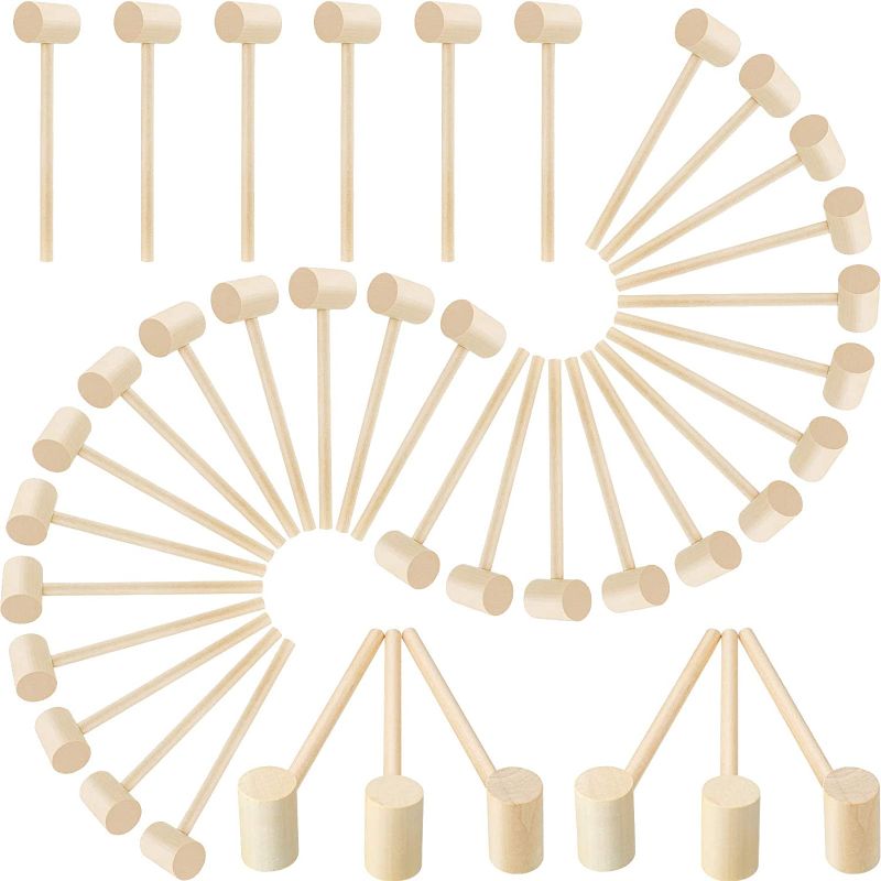 Mini Wooden Hammer for Chocolate, Crab Lobster Mallets, Seafood ...