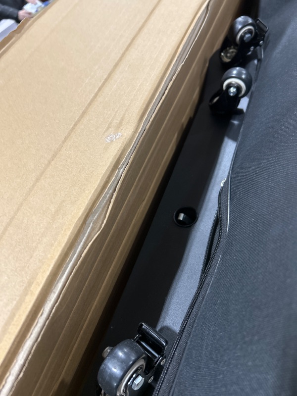 VEVOR Room Divider Kit, 8 ft x 10 ft, 4 Rolling Wheels Curtain Divider ...