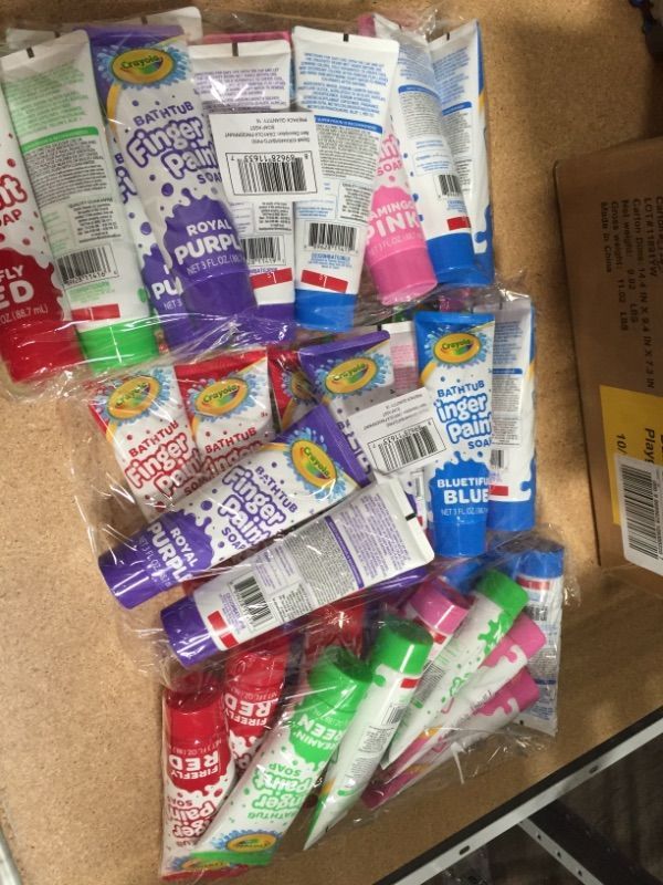 Crayola Crayon Kids Scented 3 oz Finger Paint Soap Vibrant Assorted ...