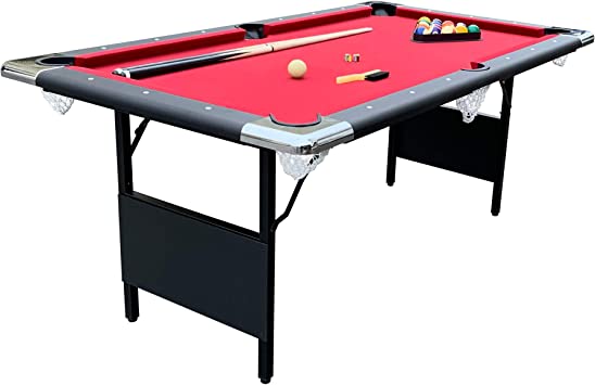 Hathaway Fairmont Portable 6-Ft Pool Table for Families with Easy ...