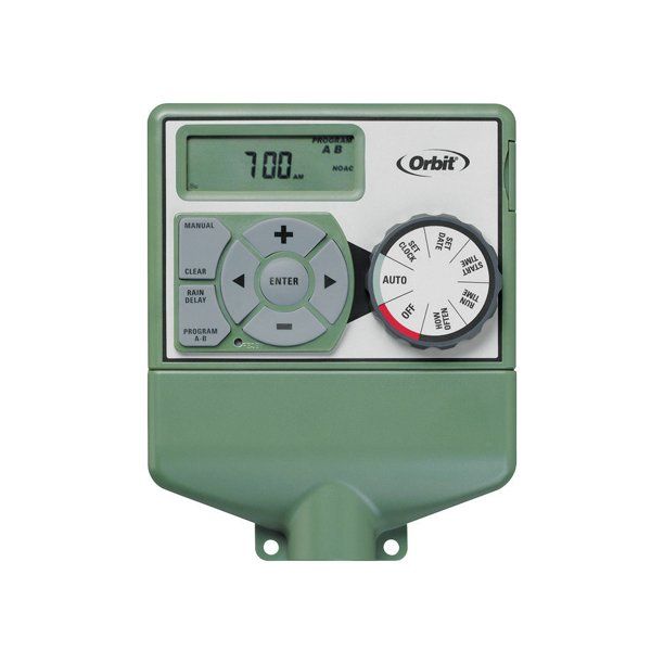 Orbit 57594 Orbit Easy Dial Programmable 4 Zone Indoor Sprinkler Timer ...
