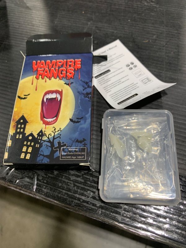 Givivion Vampire Teeth Fangs for Adults with Upgraded Reusable Adhesive ...