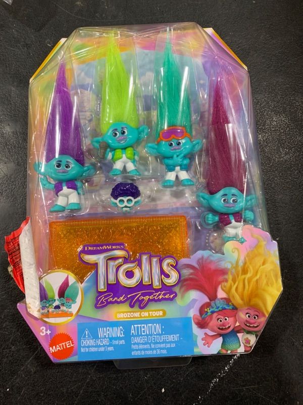 Mattel DreamWorks Trolls Band Together BroZone On Tour Set with 5 Small ...