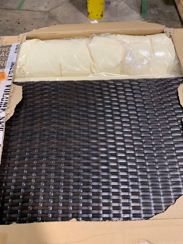 *MISSING PARTS* Nestl Outdoor Dining Set - 7 Piece Wicker Patio Set ... *MISSING PARTS* Nestl Outdoor Dining Set - 7 Piece Wicker Patio Set ...