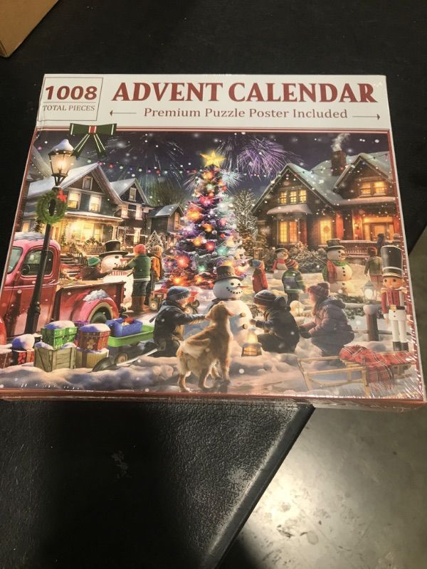 Advent Calendar 2024 Jigsaw Puzzles- 24 Boxes 1008 Pieces Jigsaw ...