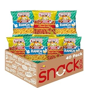 Chesters Fries, Hot & Ranch Flavored Variety Pack (Pack of 40) BB 08.13 ...