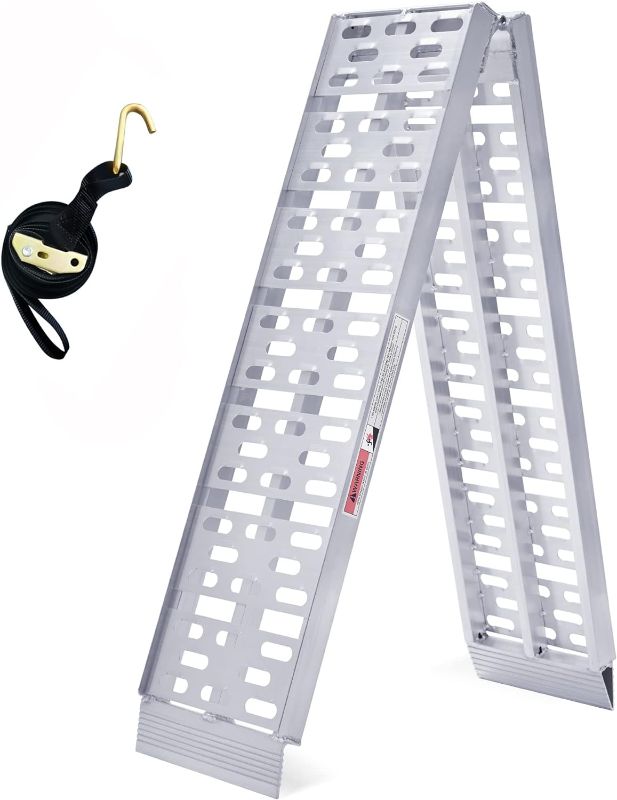 Loading Ramps Trucks, gardhom ATV Motorcycles 7.5'L x 12" W, 1500 lbs ...