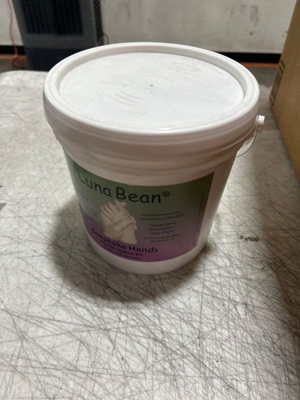 Luna Bean Keepsake Hands Plaster Statue DIY Couples Hand Molding ...