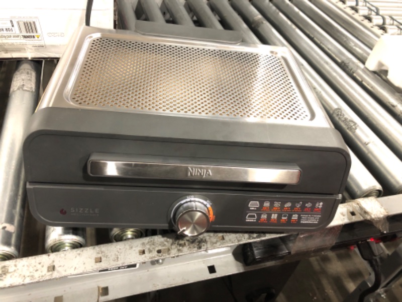 Ninja GR101 Sizzle Smokeless Indoor Grill & Griddle, 14 ...