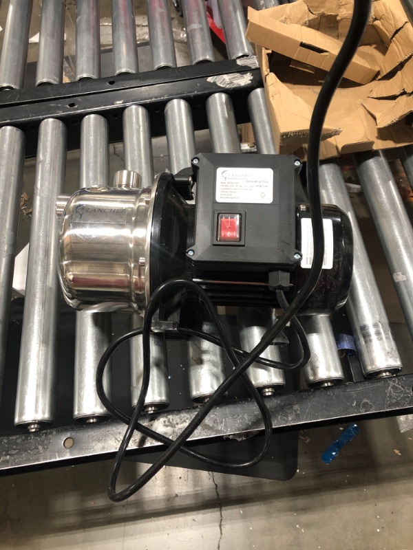 Lanchez 1 HP Shallow Well Pump?Garden Pump, Portable Stainless Steel ...