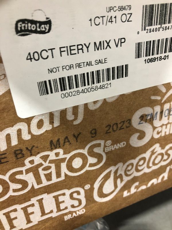 Frito-Lay Fiery Mix Variety Pack, 40 Count EXP MAY 9 2023 for sale ...