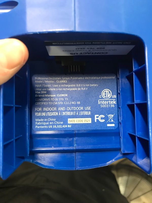 CloroxPro Turbo Pro Electrostatic Sprayer, Healthcare and Industrial ...