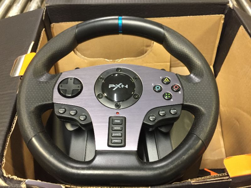 PC Racing Wheel with 3-pedal Pedals And Shifter Bundle PXN V9 Universal ...