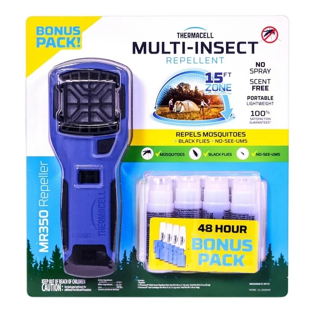 Thermacell MR350 Repeller Multi-Insect Repellent with 48 Hour Bonus ...