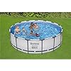 Bestway Steel Pro MAX 15 Foot Above Ground Family Swimming Pool Set ...