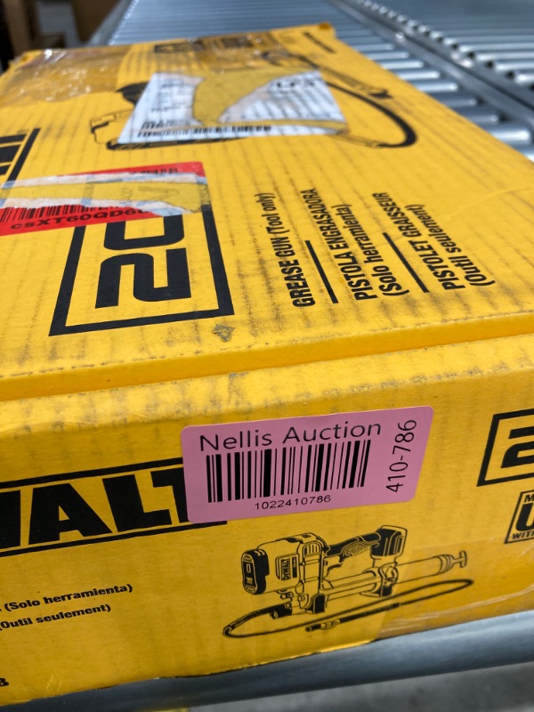 DEWALT 20V MAX Grease Gun, Cordless, 42” Long Hose, 10,000 PSI, Variable Speed Triggers, Bare ...