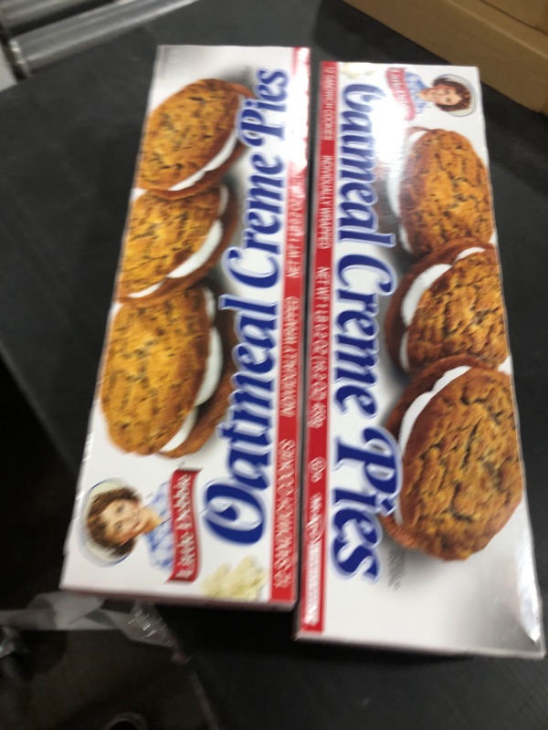 Little Debbie Oatmeal Creme Pies, 12 Individually Wrapped creme pies ...