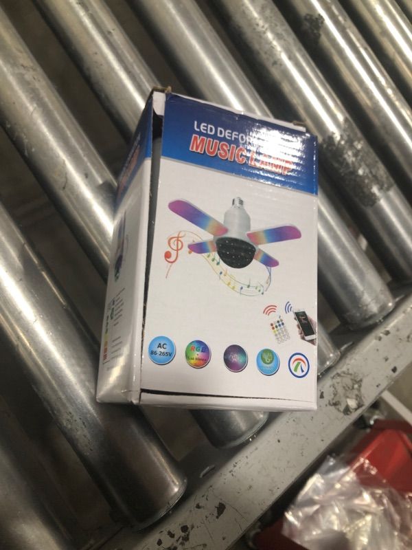 E27 Disco Light Bulb Magic Ball Light with Bluetooth Speaker, RGB LED ...