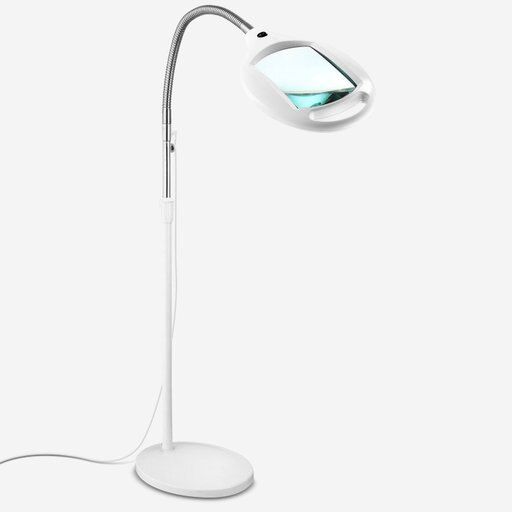 LightView Pro Magnifying Floor Lamp - Hands Free Magnifier with Bright ...