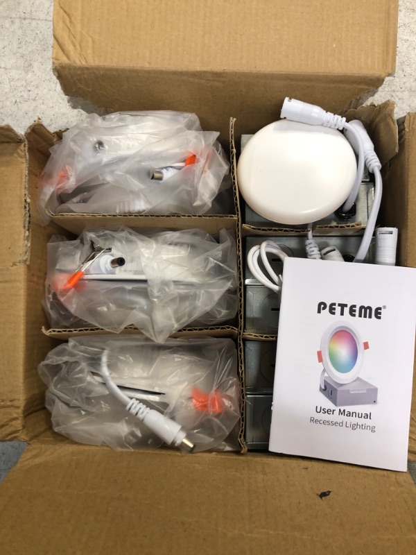 Peteme LED Smart Recessed Lighting 4 Inch Recessed Light IC Rated ETL ... Peteme LED Smart Recessed Lighting 4 Inch Recessed Light IC Rated ETL ...