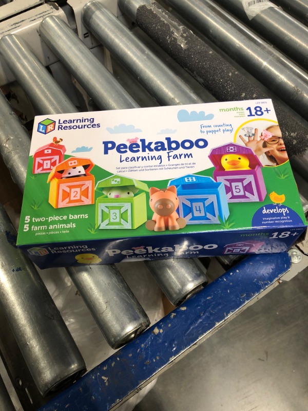 Learning Resources Peekaboo Learning Farm 10 Pieces Ages 18 Months