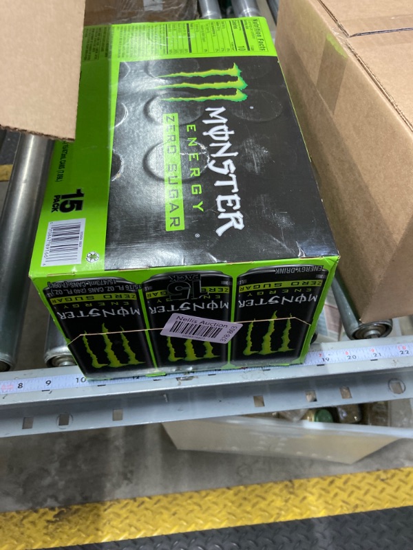 Monster Energy Zero Sugar, Green, Original, Low Calorie Energy Drink ...