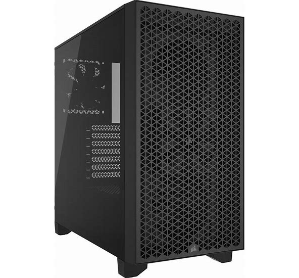 corsair 3000D AIRFLOW Mid-Tower PC Case - 3-Pin Fans - Four-Slot for ...