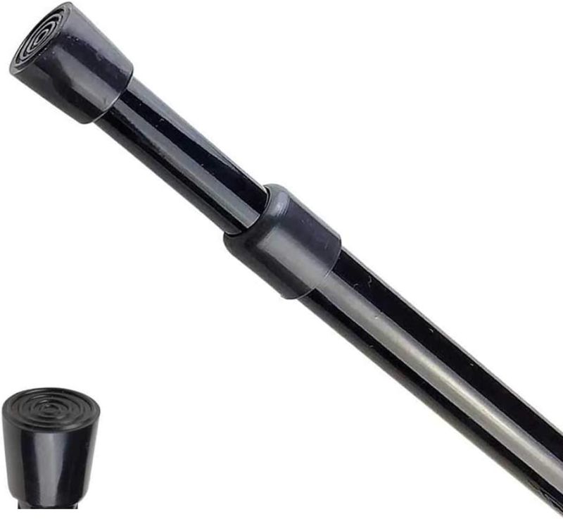 tension Rods 28-43 inches, Adjustable Spring Loaded Expandable Small ...