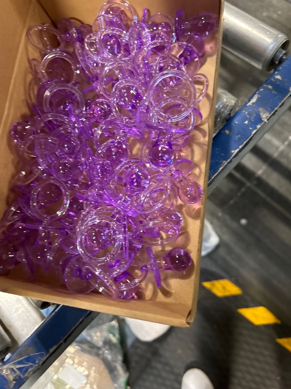 50 Pieces 2.75 Inch Baby Pacifier Baby Shower Plastic Pacifier for Baby ...