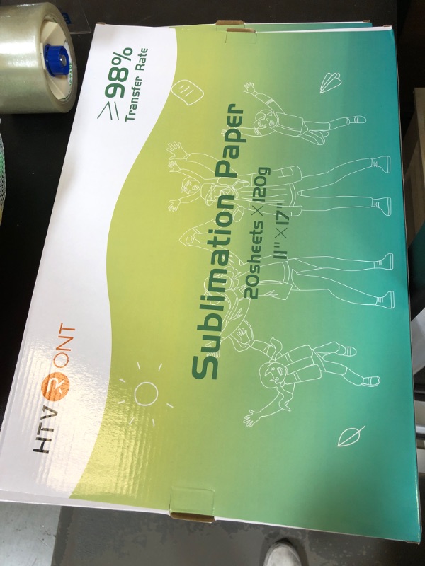 HTVRONT Sublimation Paper 8.5 x 11 Inch - 200 Sheets Sublimation Transfer Paper Compatible with ...