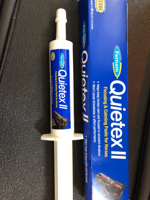 Farnam Quietex II Horse Calming Supplement Paste for Horses, Helps ...