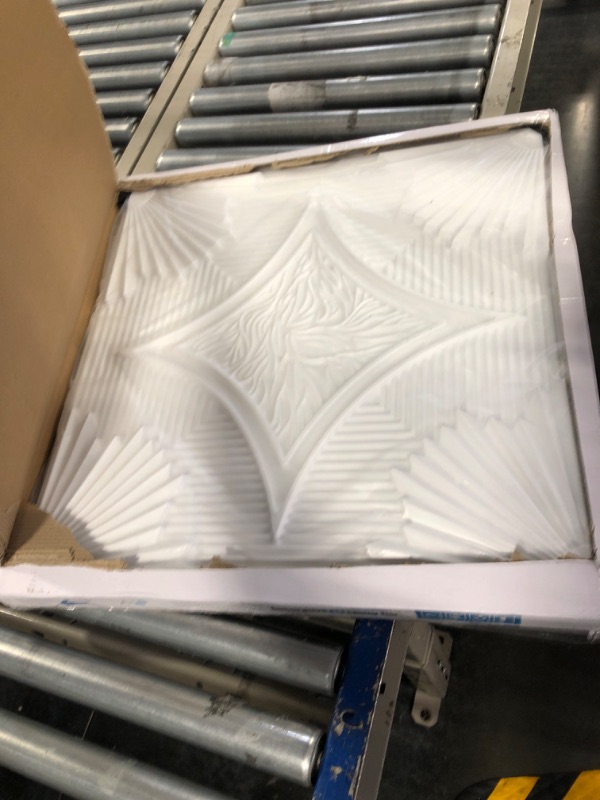 Art3d Drop Ceiling Tiles 24x24 in White (12-Pack, 48 Sq.ft), 3D ...