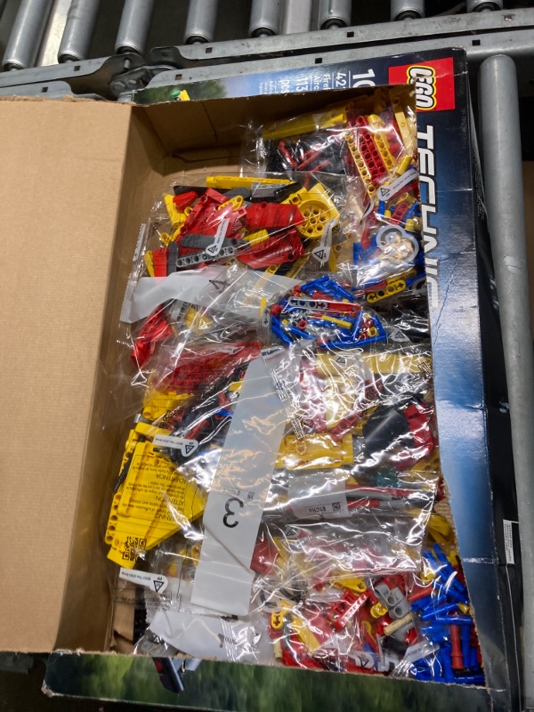 LEGO Technic Firefighter Aircraft Building Toy, Model Airplane Set ...