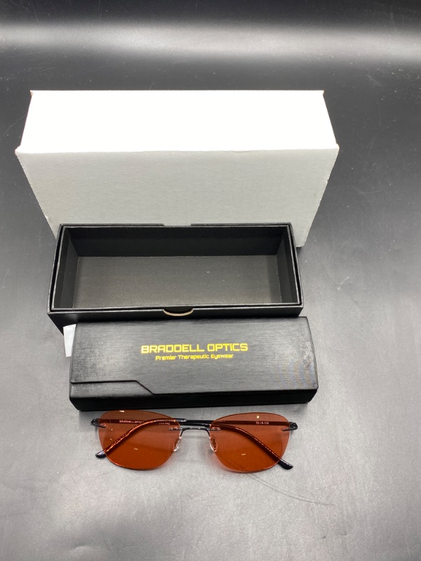 Indoor Fl 41 Rose And Outdoor Fl 60 Brown Tinted Migraine Light