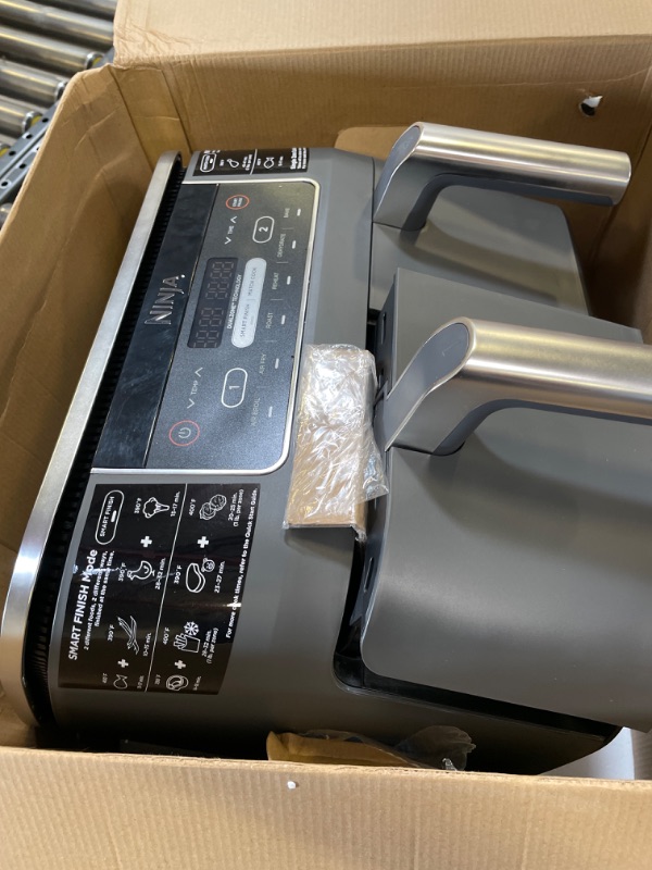 Ninja DZ201 Foodi 8 Quart 6-in-1 DualZone 2-Basket Air Fryer with 2 ...