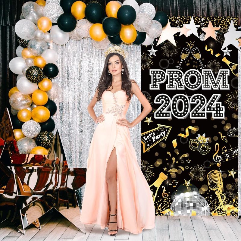 HOWAF Prom 2024 Door Cover for Graduation Prom Night Party Decoration ...