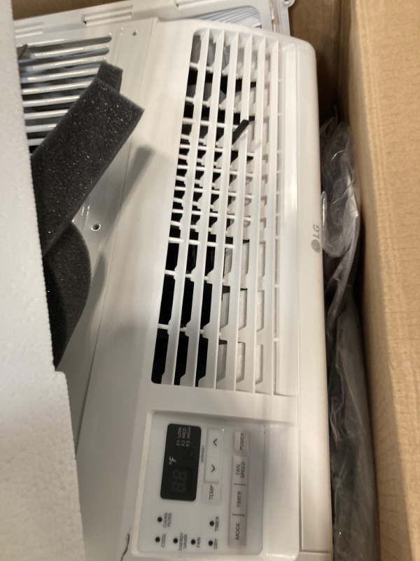 LG 6,000 BTU Window Air Conditioner, 115V, Cools 250 Sq.Ft. for Bedroom ...