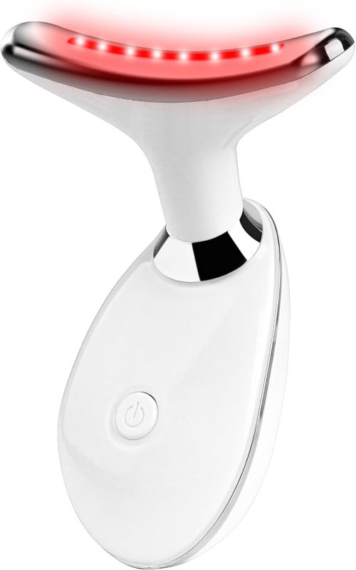 Red Light Therapy for Face, 7 Color LED Facial Light Therapy Wand for ...