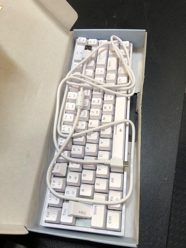 DIERYA T68SE 60% Gaming Mechanical Keyboard,Ultra Compact Mini 68 Key with Blue Switches Wired ...