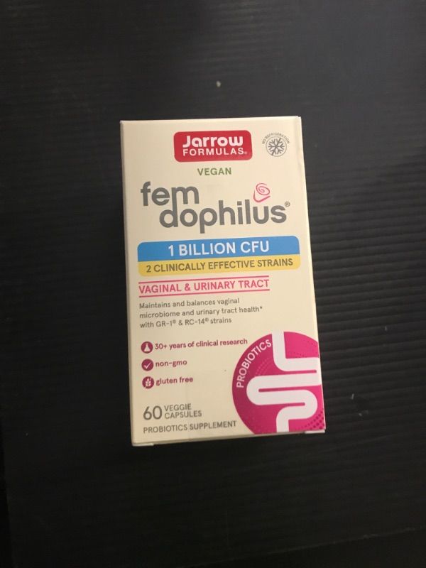 Jarrow Formulas Fem-Dophilus Probiotics 1 Billion CFU With 2 Clinically ...