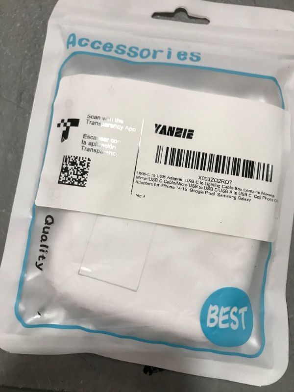 USB-C to USB Adapter, USB C Male Cable Box Contains Makeup Mirror/USB C ...