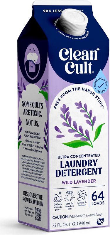 Ultra Concentrated Liquid Laundry Detergent Soap, 64 loads (32 oz ...